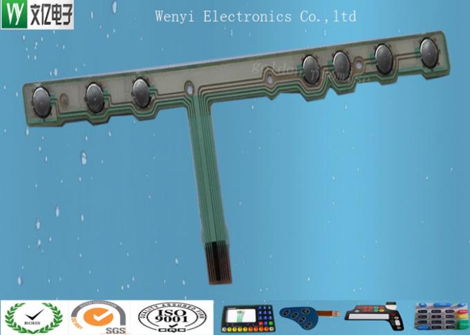 Tactile Dome Button Metal Dome Keys Combined With High Density PET Circuit