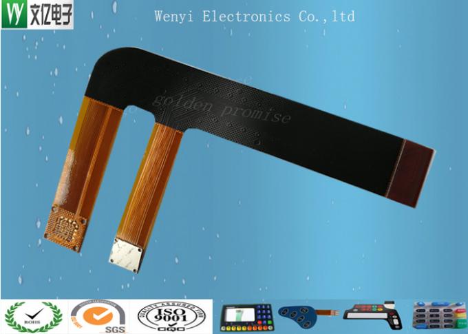0.2mm gold finger Single Side FPC Flexible Printed Circuit EMI Shield ...