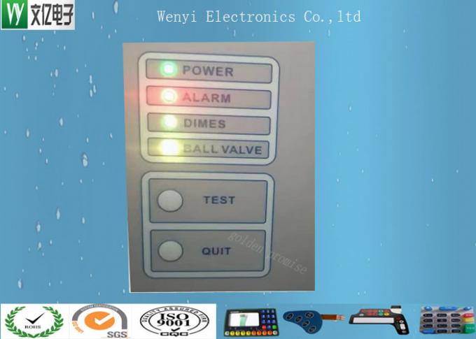 SMT Circuit With LED Backlight Illuminated Embossing Key Membrane Switch