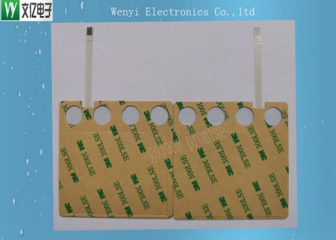 1mm Pitch Flexible Capacitive Touch Circuit With LuxKing Back adhesive