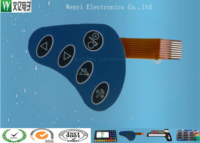 Embossing Membrane Switch With Led