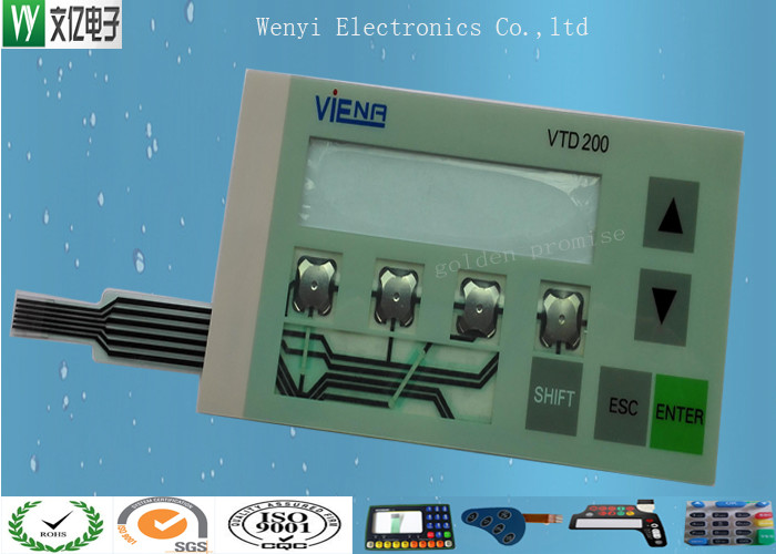 Custom design Metal Dome Switch One Dimple With 250g Membrane Keypad ...