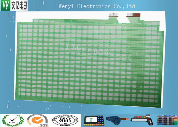 Green Oil Polyester PET Flex Circuit , Flex Pcb Stiffener Membrane ...