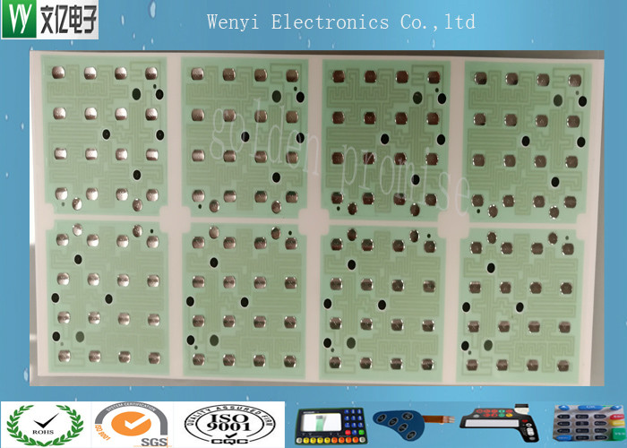 Tactile Dome Button Metal Dome Keys Combined With High Density PET Circuit