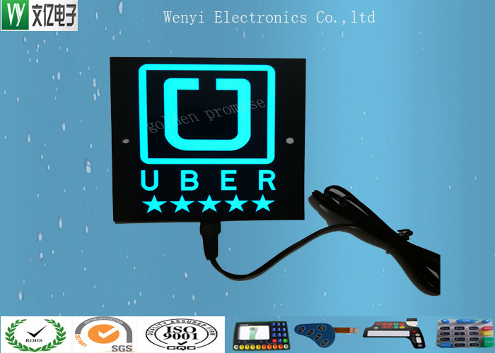 3.3V Driver EL Illuminate Backlight Panel Flat Membrane Switch PET ...