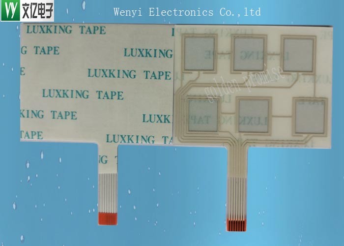 Rigid FPC Capacitive Touch Circuit , V150 Fine Texture Pcb Membrane ...